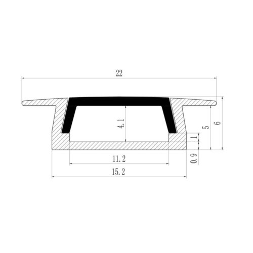 HL-2206 Professional Grade LED Aluminum Channel - Helian LED Lighting